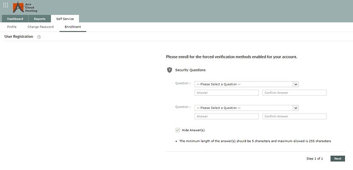 SelfCare Portal User Guide - Ace Cloud