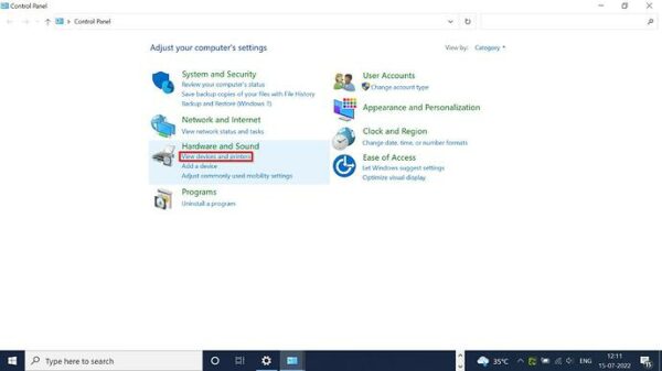 How to set the default printer on the server - Ace Cloud