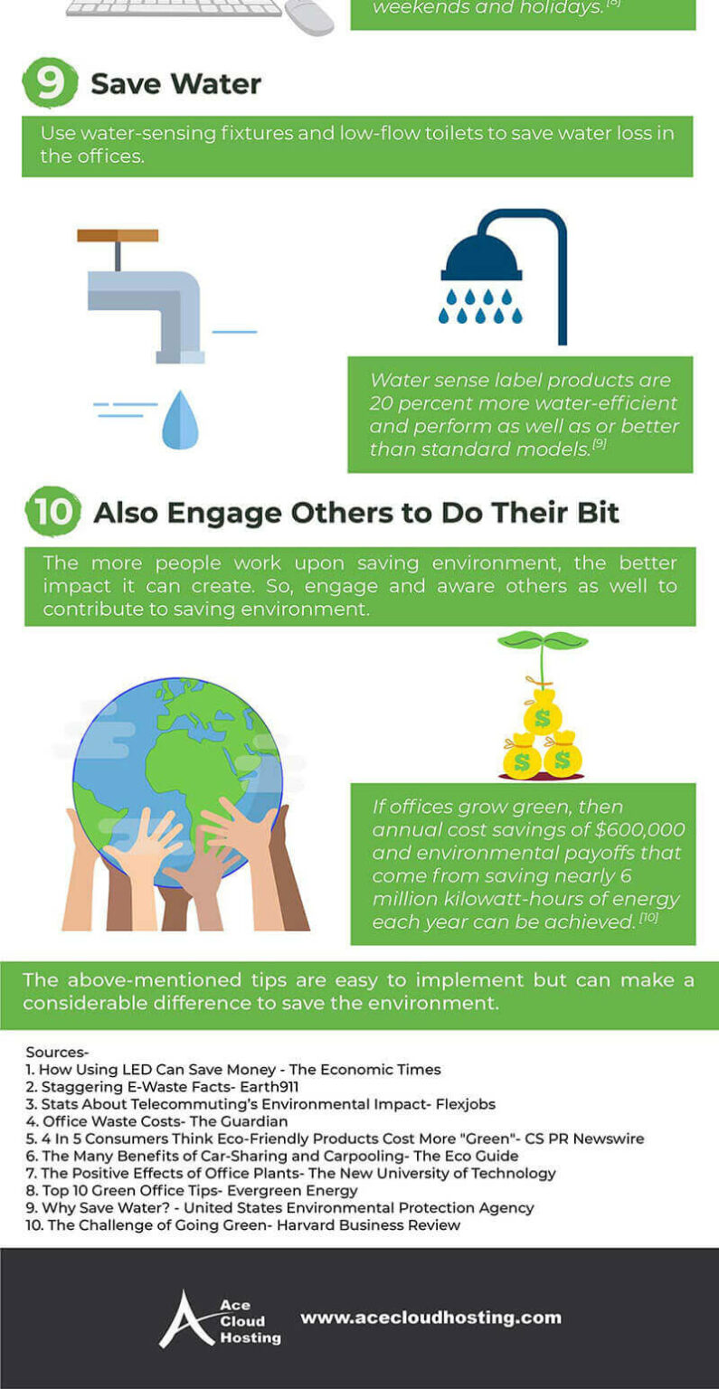 10 Easy Ways How Offices Can Go Green [Infographic]
