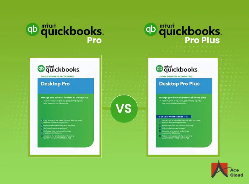 QuickBooks Pro vs Pro Plus - What are the Differences?
