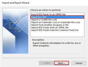 How to Import and Export Outlook Data Files